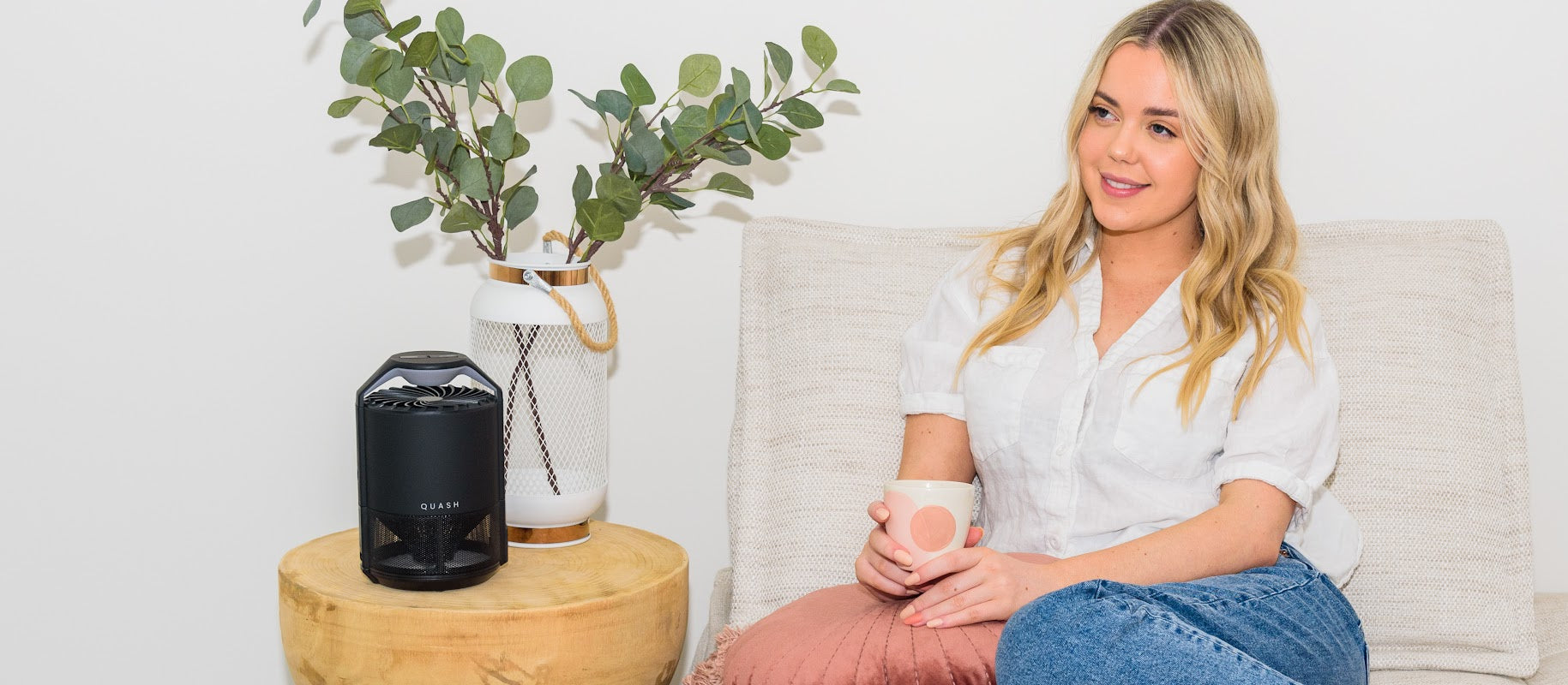 QUASH Indoor Mosquito, Fruit Fly & Bug Trap | Non-Zapper – Quash